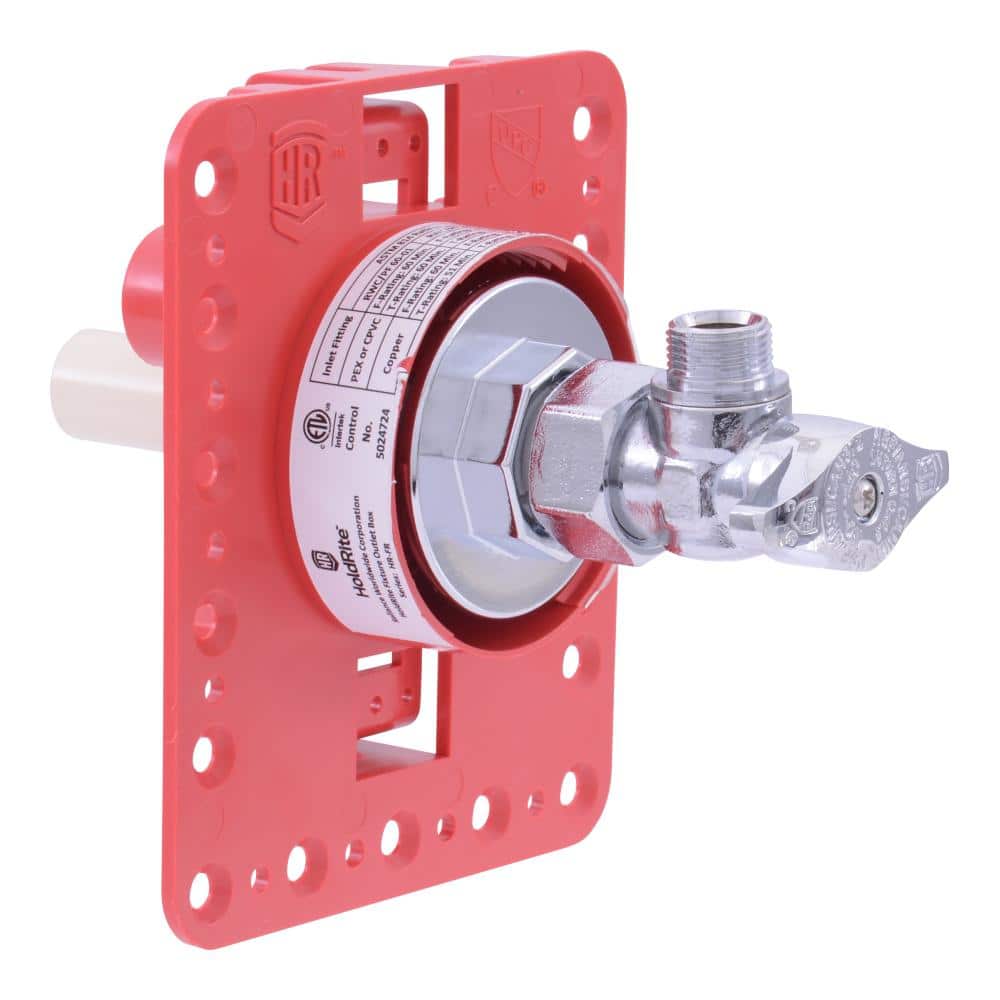 HoldRite 1/2 in. CPVC x 3/8 in. Compression Fire-Rated Fixture Outlet ...