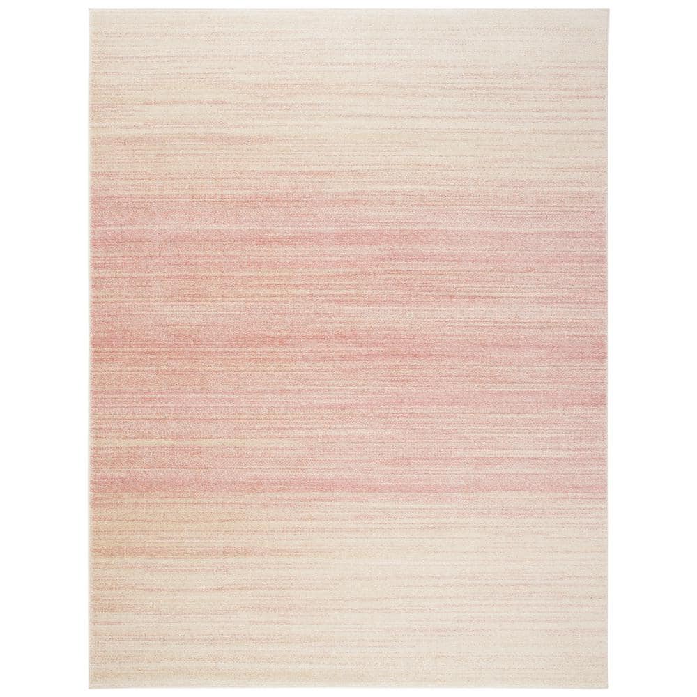 SAFAVIEH Adirondack Pink/Ivory 8 ft. x 10 ft. Gradient Area Rug ADR142U ...