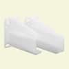 Prime-Line Drawer Track Back Plate, 5/16 in. x 7/8 in., Plastic, White ...