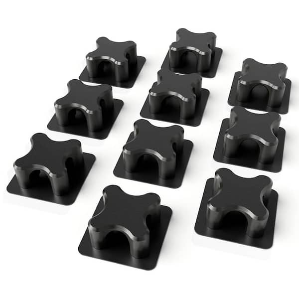 YICHUHAOXI Magnetic Cable Clips Cord Organizer 6-Pack Smooth Adjustable Desk Cable Management ...