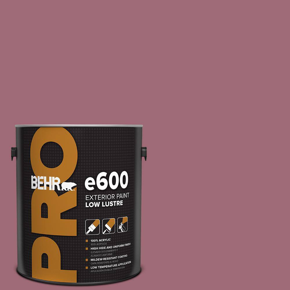 BEHR PRO 1 gal. #100D-5 Berries and Cream Low Luster Exterior Paint ...