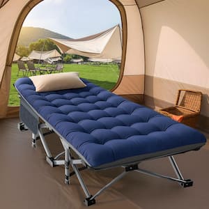 BOZTIY XXL Oversized Folding Camping Cot Heavy-Duty Sleeping Cots with ...