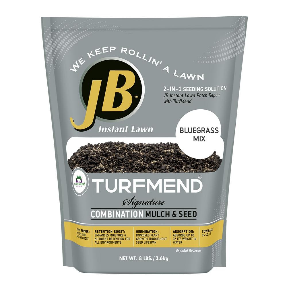 JB INSTANT LAWN JB 8 lbs. Signature Blue Grass Seed with TurfMend tmbl8 ...