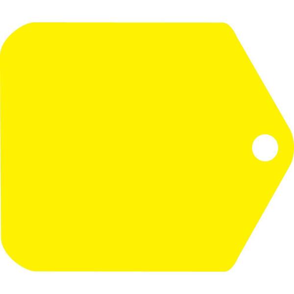 HY-KO 20 in. x 24 in. Corrugated Plastic Make Your Own Yellow Tag Sign ...