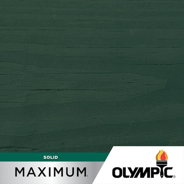 Olympic Maximum 1 gal. SC-1048 Mountain Pine Solid Color Exterior Stain ...