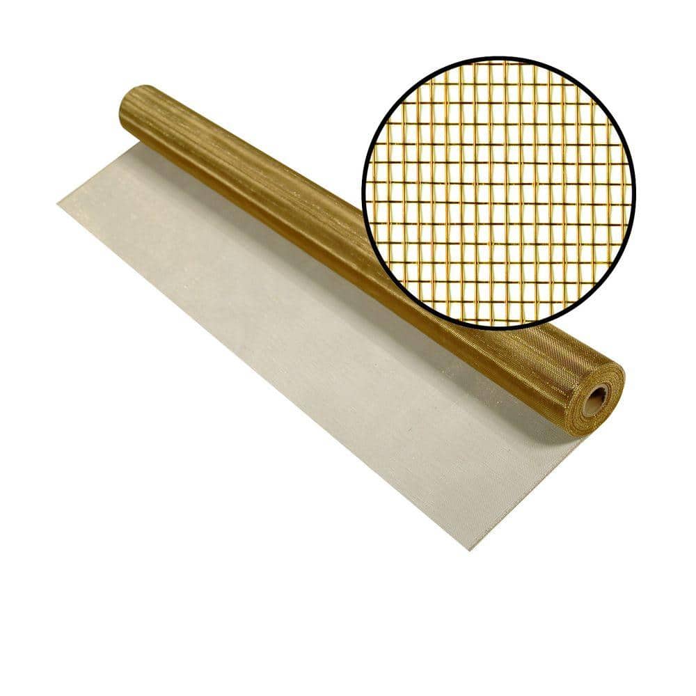 Phifer 42 in. x 50 ft. Brite Bronze Screen Screen Roll 3001827 - The ...