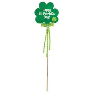 Amscan Shamrock 24 in. St. Patrick's Day Yard Stake (4-Pack) 190644 ...
