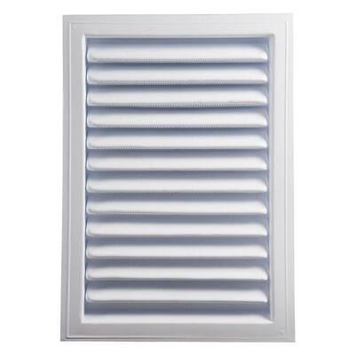 Master Flow 12 in. x 12 in. Aluminum Wall Louver Static Vent in White-DA1212W - The Home Depot