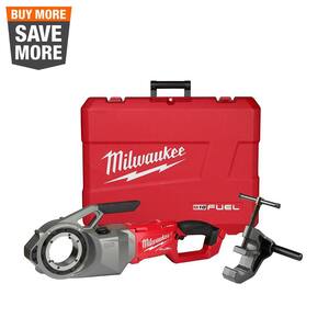 Milwaukee M18 Fuel One-Key Cordless Brushless Pipe Threader Kit with (2 ...