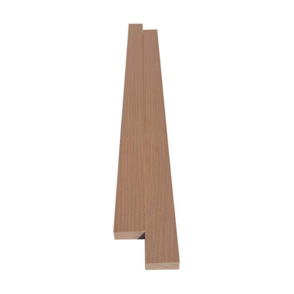 Swaner Hardwood 1 in. x 2 in. x 8 ft. European Beech S4S Hardwood Board ...