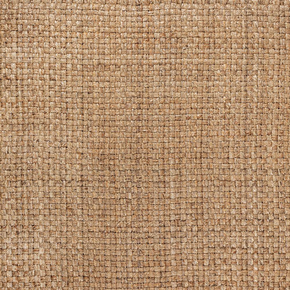 JONATHAN Y Estera Hand Woven Boucle Chunky Jute Natural 5 ft. Square ...