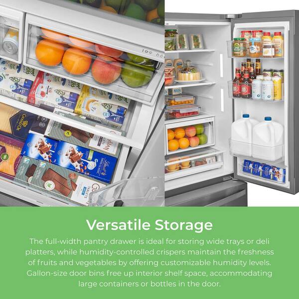 KENMORE 28.6 cu. ft. Standard Depth French Door Refrigerator in ...