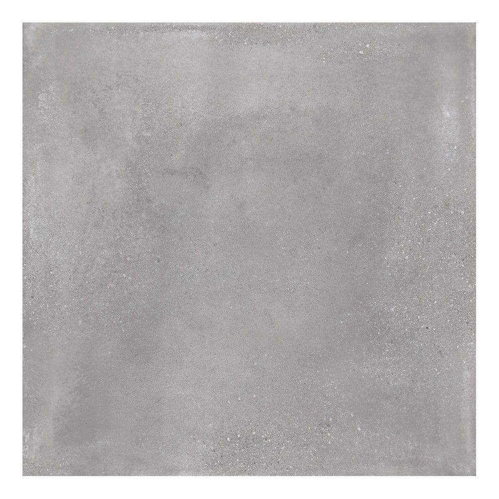 Giorbello Italian Melange Nordic Gray 24 in. x 24 in. Matte Stone Look ...