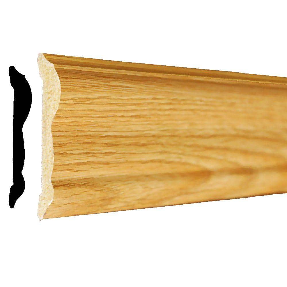 IP Moulding 9/16 in. x 2-13/16 in. x 96 in. Polystyrene Majestic Oak ...