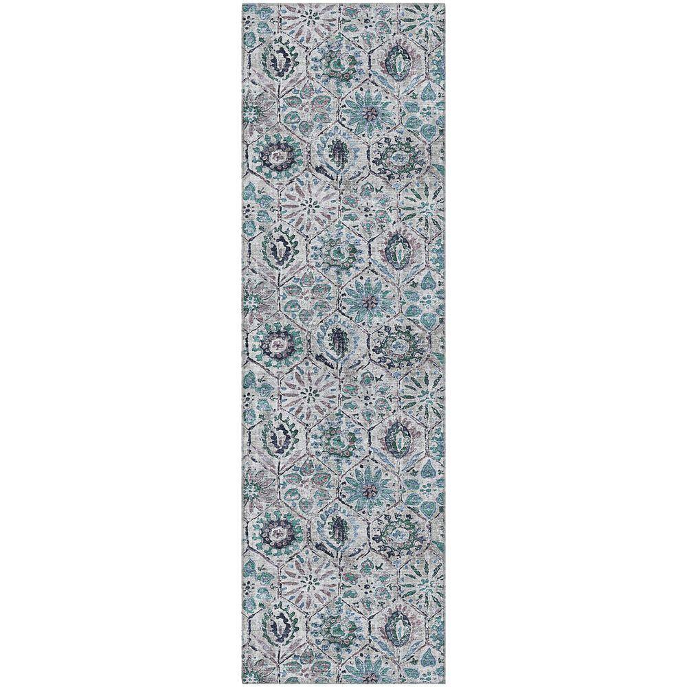 Addison Rugs Mayfield Premium Machine Washable Abstract AMF1938 Teal 2 ...