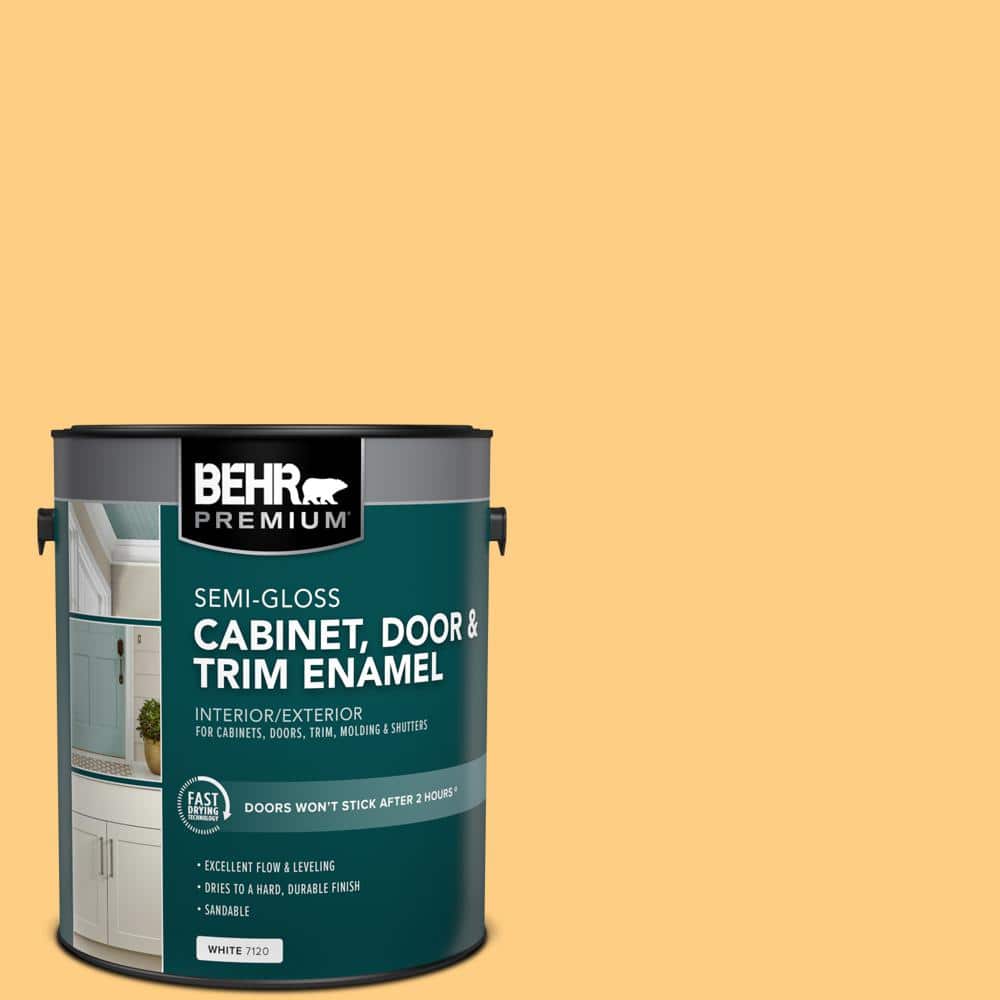 BEHR PREMIUM 1 gal. #P250-4 Equatorial Semi-Gloss Enamel Interior ...
