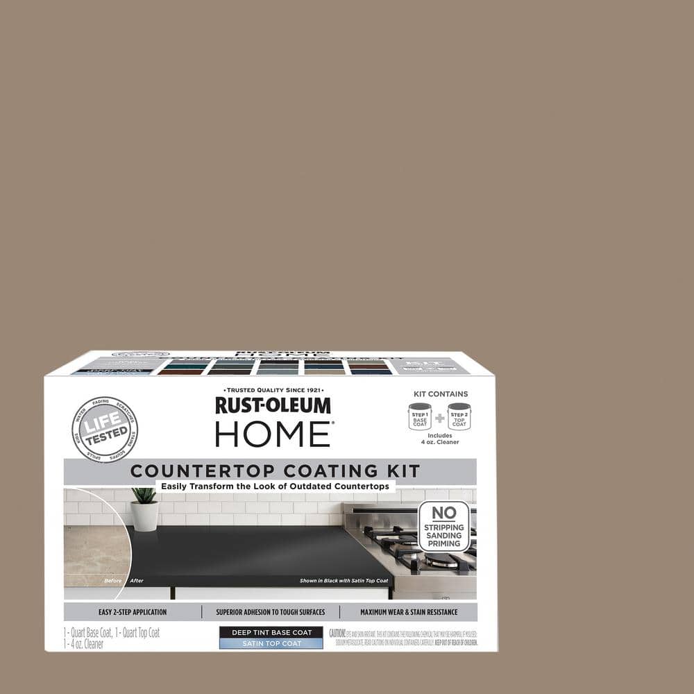 Rust-Oleum Home 1 qt. Cardamom Satin Interior Countertop Paint Kit ...