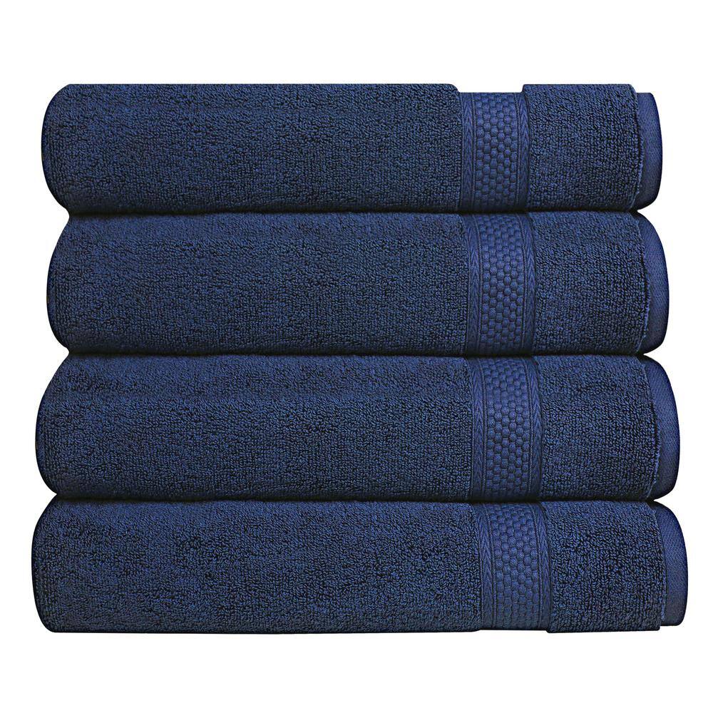 A1 Home Collections A1HC Bath Towel 500 GSM Duet Technology 100% Cotton ...