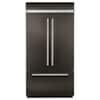 KitchenAid 24.2 cu. ft. Built-In French Door Refrigerator in Black ...