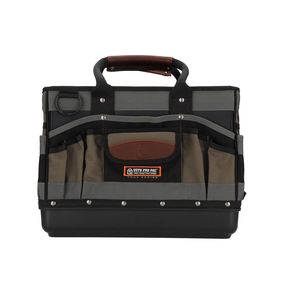 VETO PRO PAC 17 in. 34-Pocket Orig inal Nylon Bag/Tote with Padded ...