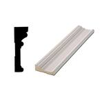 American Wood Moulding LWM 444 11/16 in. x 3-1/4 in. Pine Primed Finger ...
