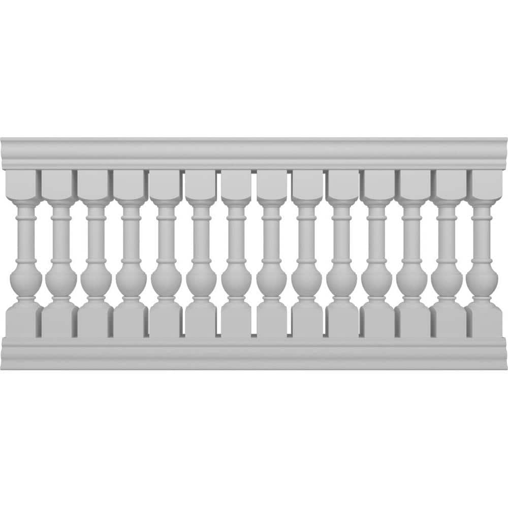 Ekena Millwork Fiberthane York Balustrade 84 in. L x 42 in. H ...