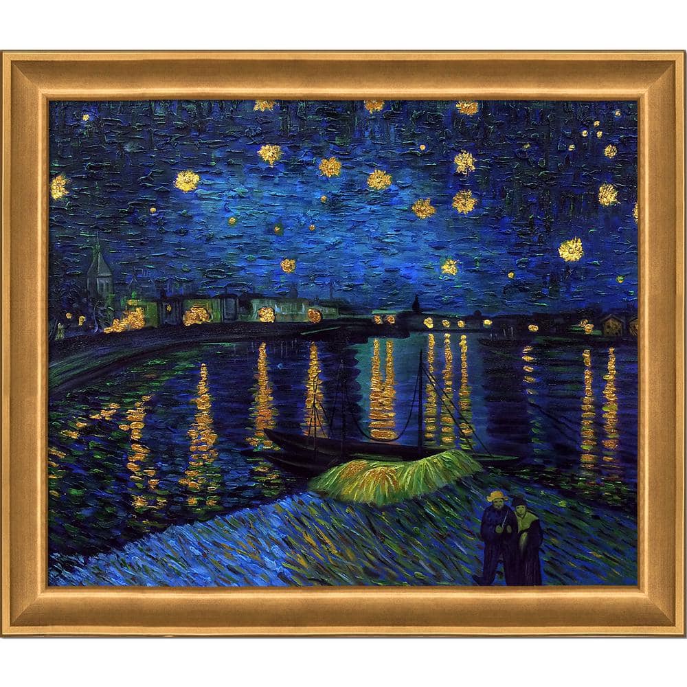 LA PASTICHE Starry Night Over Rhone (Luxury Line) by Vincent Van Gogh ...