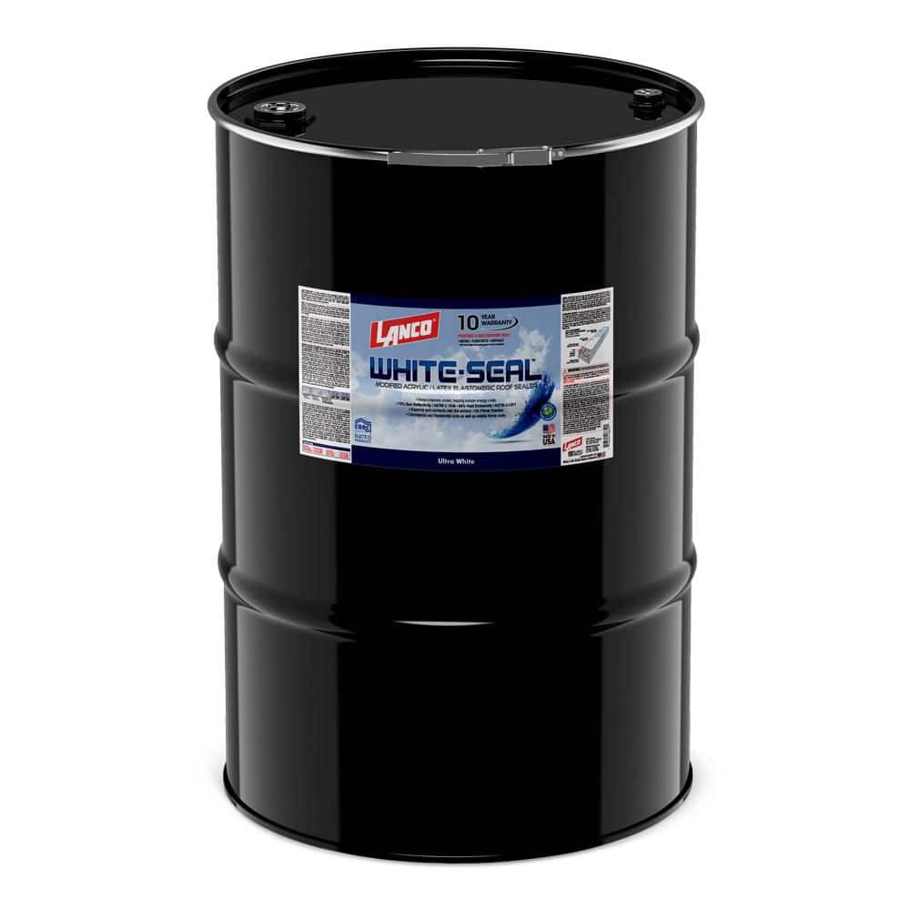 Lanco White-Seal 55 Gal. White Elastomeric Roof Sealer RC865-1 - The ...