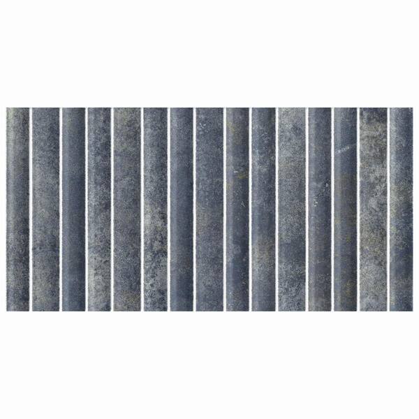 Merola Tile Rubik Azul 5-7/8 in. x 11-3/4 in. Ceramic Wall Tile (10.78 ...