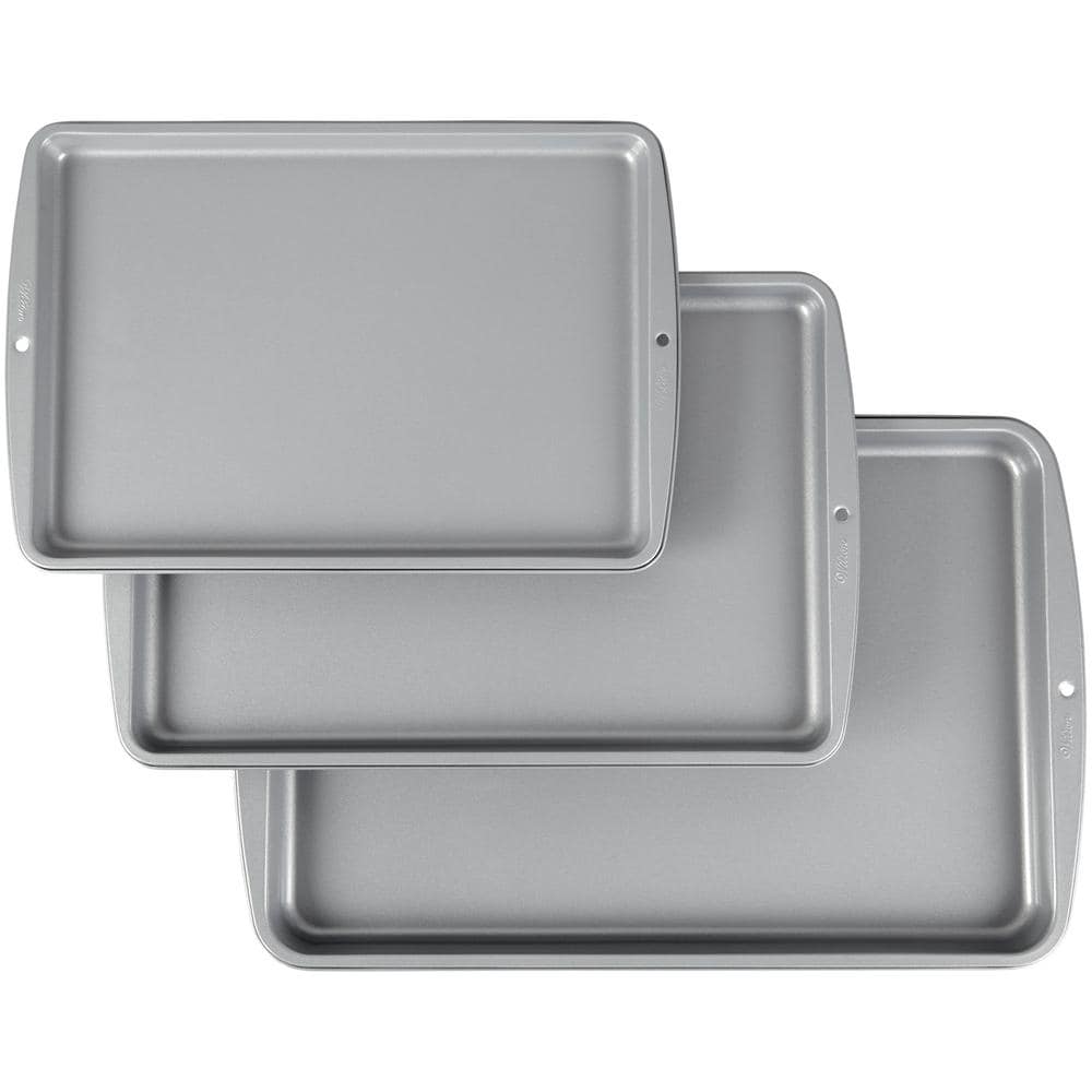 WILTON Recipe Right 3-Piece Cookie Sheet Set 2105-975 - The Home Depot
