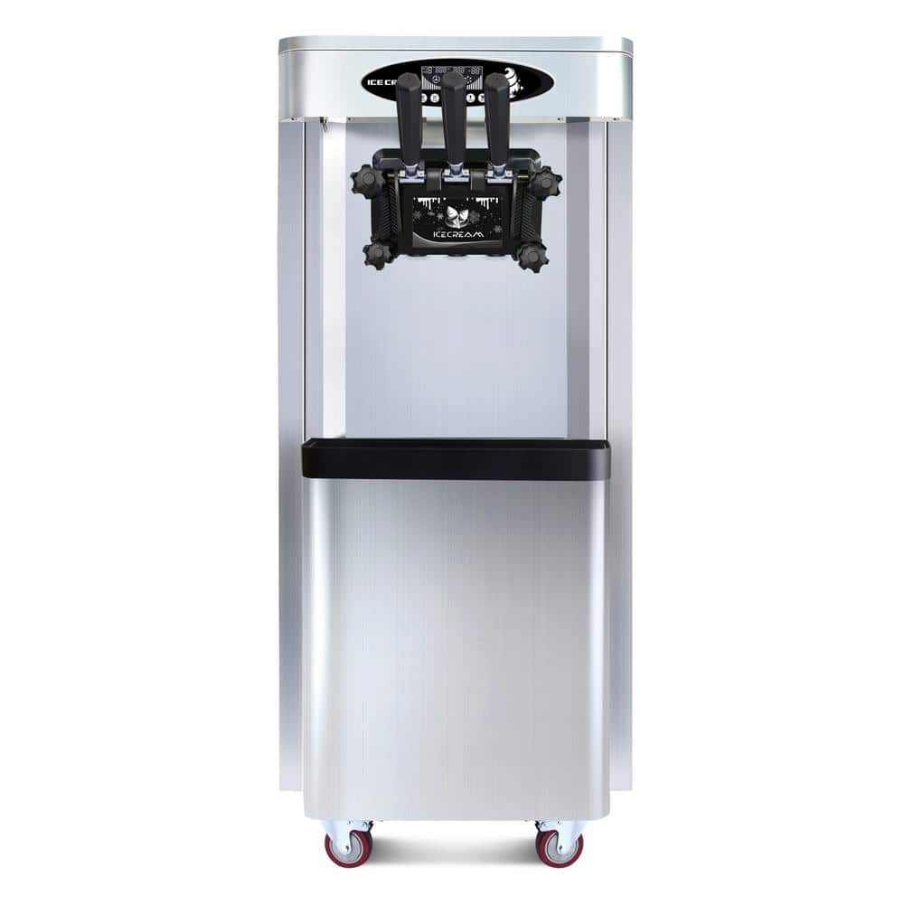 Flynama Commercial Vertical Ice Cream Machine, 25-30 L/H Production ...