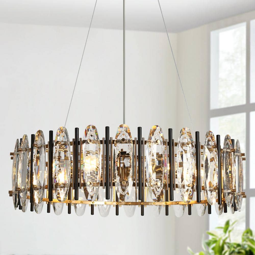 Have a question about LNC Florous Glam 6-Light Plated Brass Drum ...