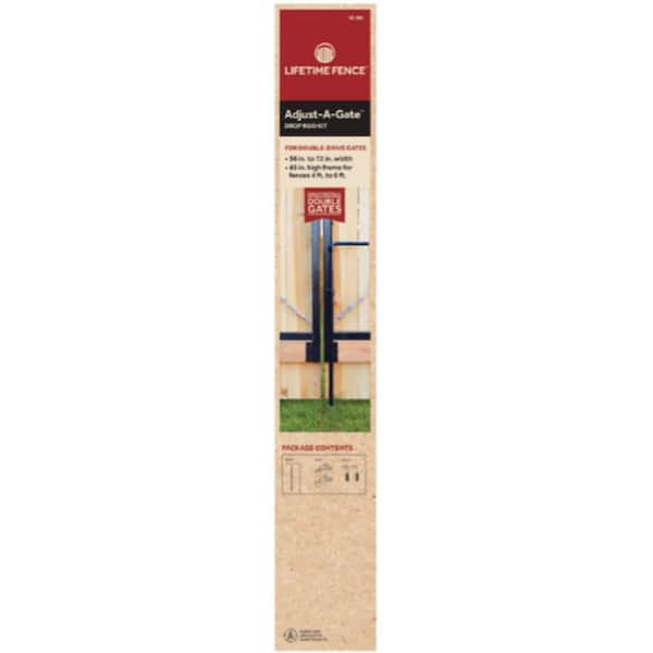 Adjust-A-Gate Adjust-a-Gate 5 in. W x .5 in. D x 30 in. H Drop Rod Kit ...