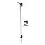 FORTRESS Versai 1.5 in. x 2 in. Gloss Black Steel Gate Fork Latch ...