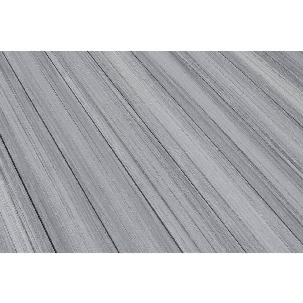 MoistureShield Elevate Alpine Gray 1 in. x 5.4 in. x 12 ft. Grooved ...