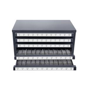 SKYSHALO 14.76 in. Tool Storage Bin Drill Bit Dispenser Cabinet,7.87 in ...