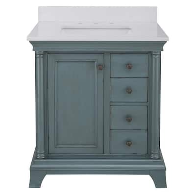 30 Inch Vanities - Blue - Bathroom Vanities - Bath - The Home Depot