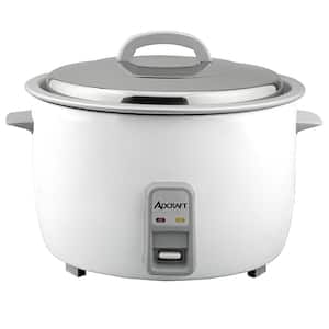 Instant Pot 20-Cup White Electric Multi-Grain Rice Cooker and Slow ...