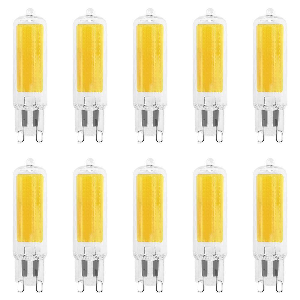 LUXRITE 50-Watt T4 G9 Halogen Equivalent G9 LED Bulb Dimmable 4.5-Watt ...