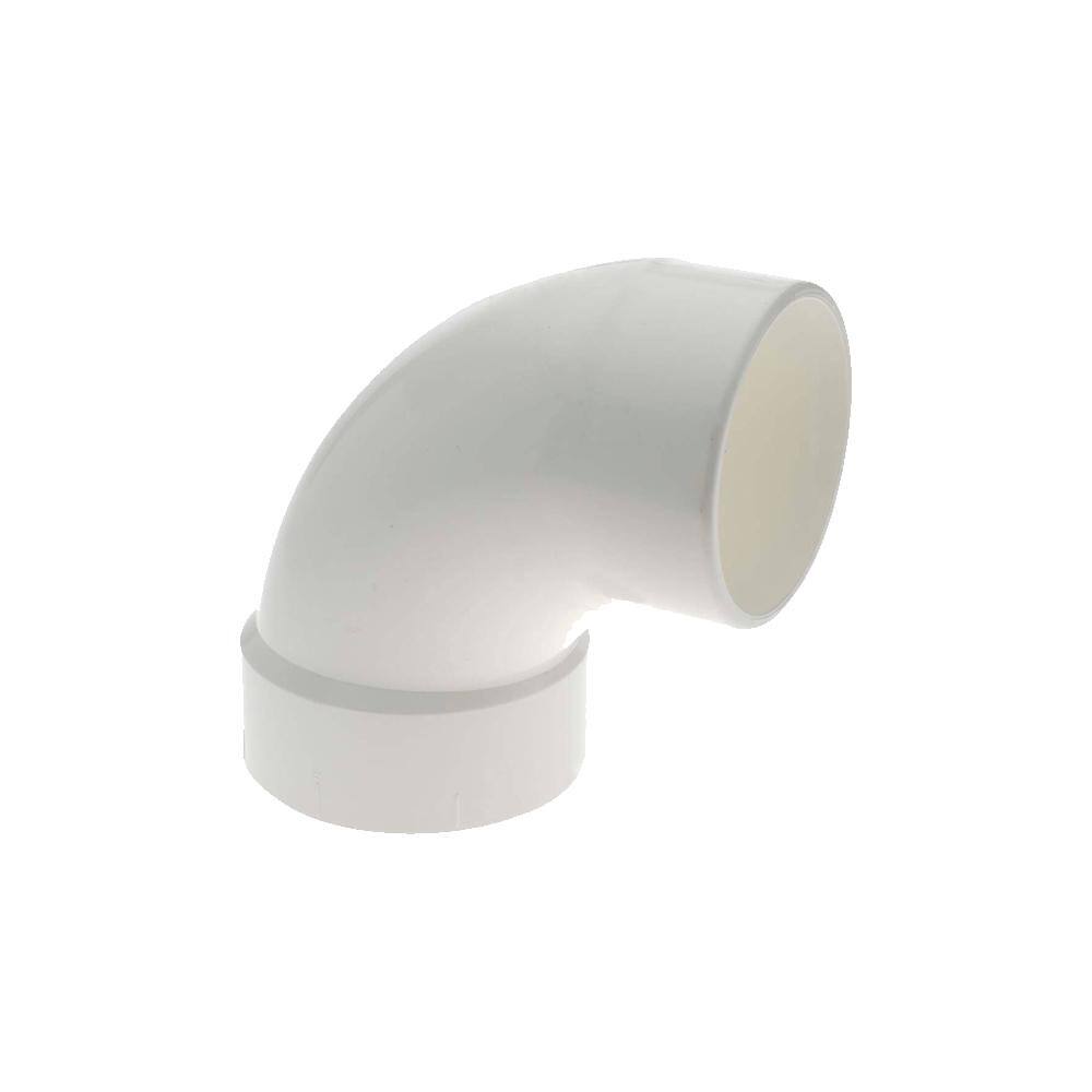 VPC 3 in. PVC DWV 90-degree Street Elbow Fitting 34-LP302-030B - The ...