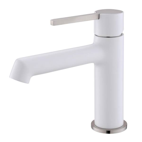 Modern Single Handle Bathroom Faucet, Single Hole Bathroom Sink Faucet ...