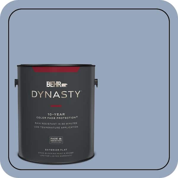 BEHR DYNASTY 1 gal. #590F-4 Cloudberry Flat Exterior Stain-Blocking ...