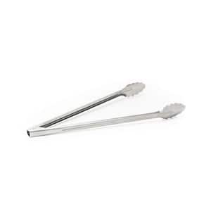 Adcraft Stainless Steel 9.5 In. Commercial Extra Heavy Utility Tongs ...