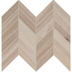 MSI Take Home Tile Sample - Havenwood Dove Chevron 4 in. x 4 in. Matte ...