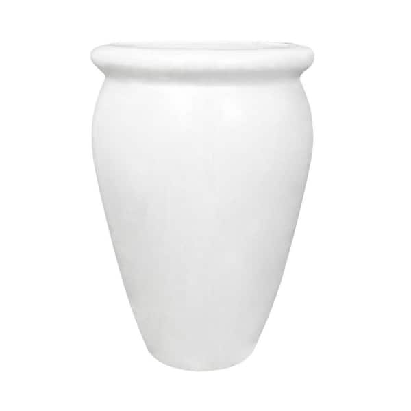 PRIVATE BRAND UNBRANDED 22 in. Tall White Pot RCT-2206 - The Home Depot