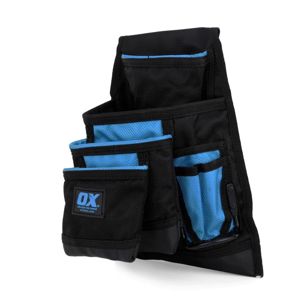 OX TOOLS Pro Dynamic Nylon 10-Pocket Pouch Dual Hammer Holder OX ...