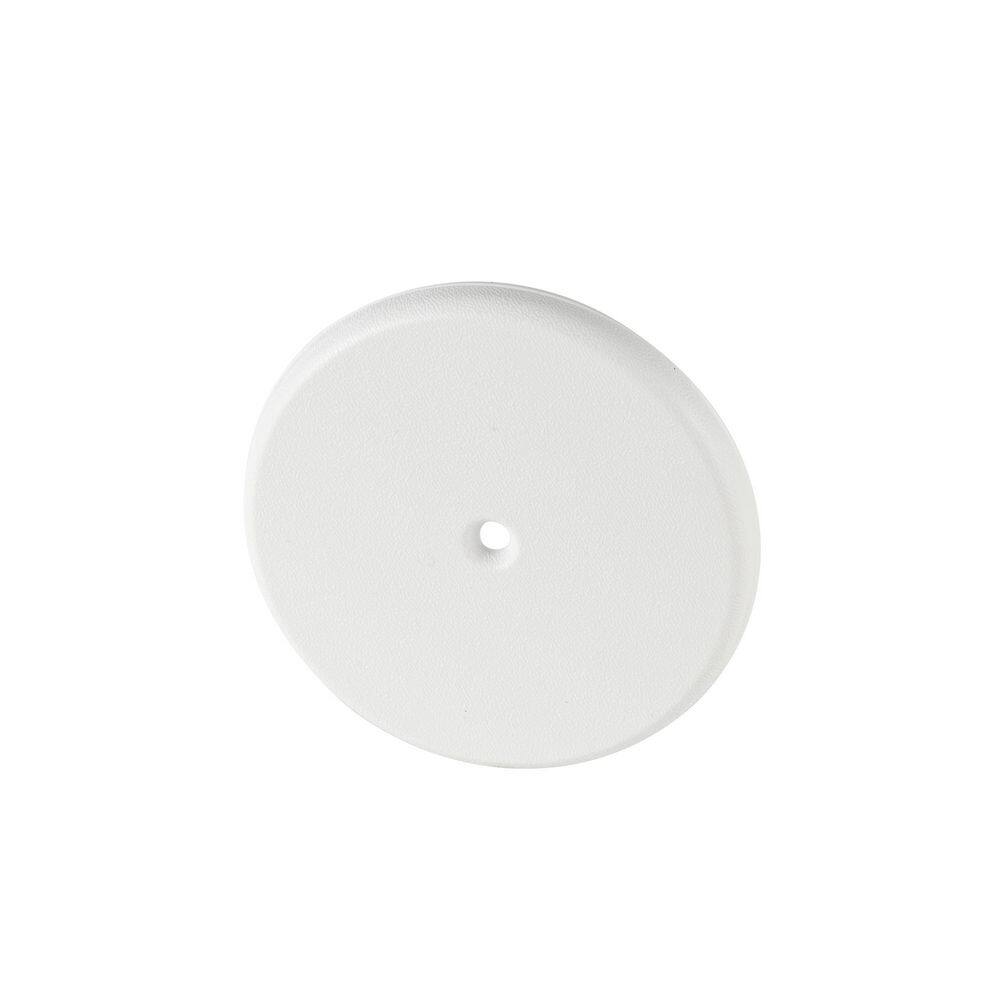 Everbilt 5 in. Plastic Flat Cleanout Cover Plate in White HTD1505WH ...