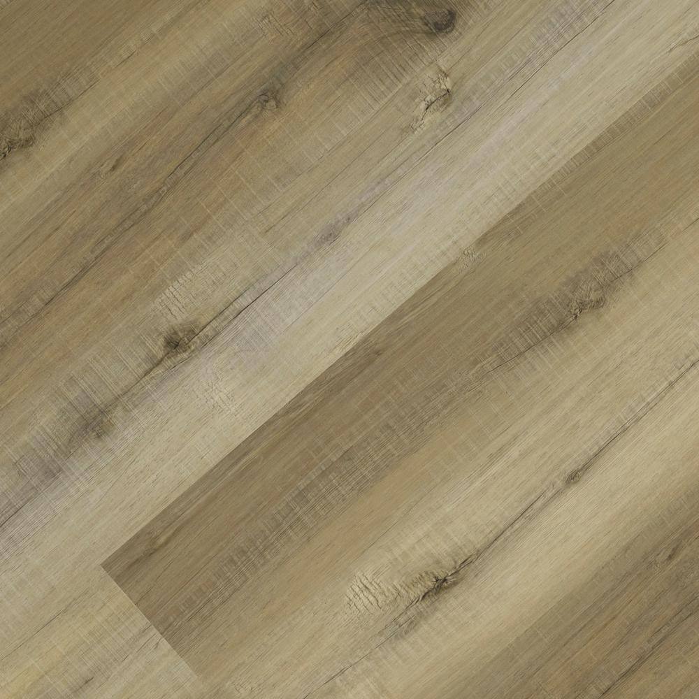 Buy 7 in. W x 48 in. L Hunt River Hickory Brown Rigid Core Click Lock ...