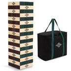 Hey! Play! Non-Traditional Giant Wooden Blocks Tower Stacking Game W350095