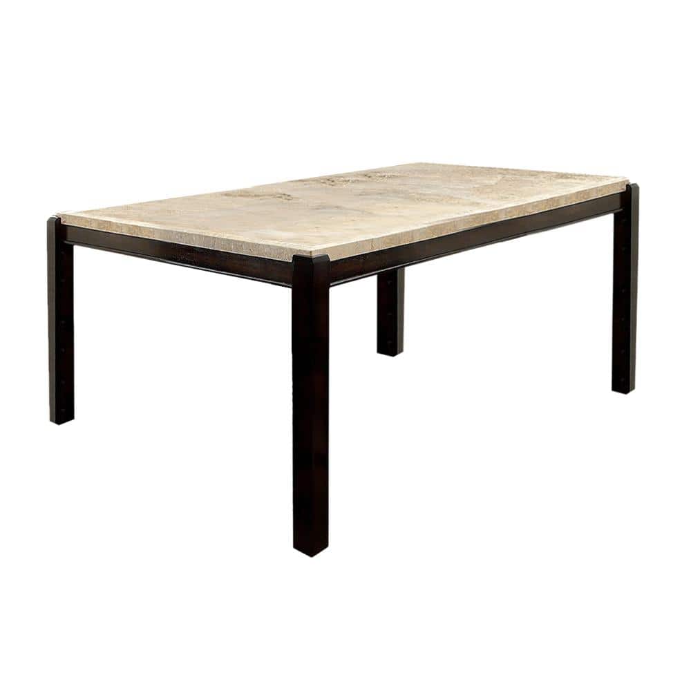 William's Home Furnishing Gladstone I 64 in. Rectangle Dark Walnut ...